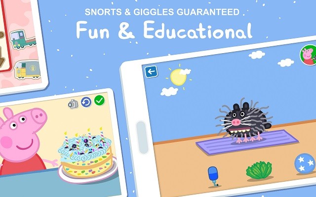 World of Peppa Pig Free Game App for iOS, Android, Fire