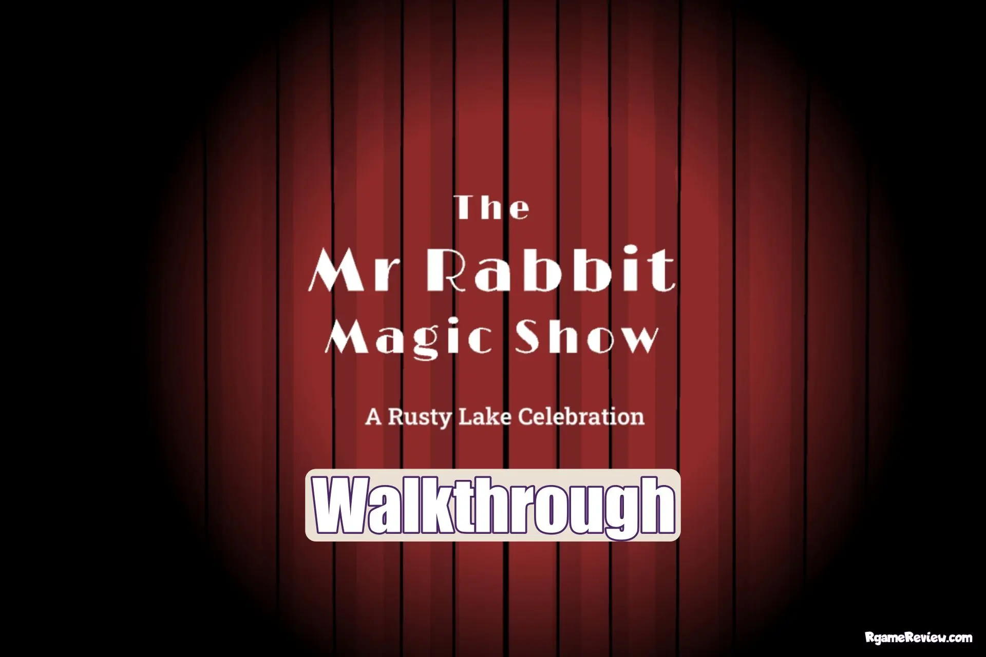 The Mr. Rabbit Magic Show Walkthrough